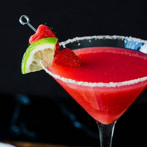 Fresh Blueberry Margarita – A Couple Cooks