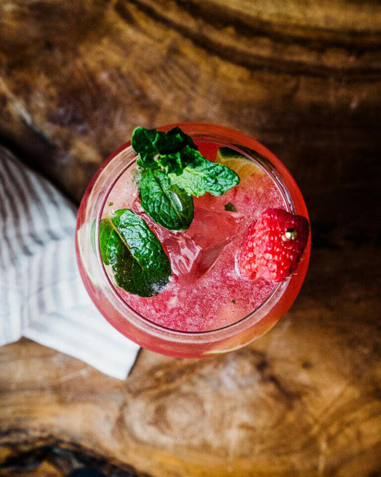 Raspberry Mojito – A Couple Cooks