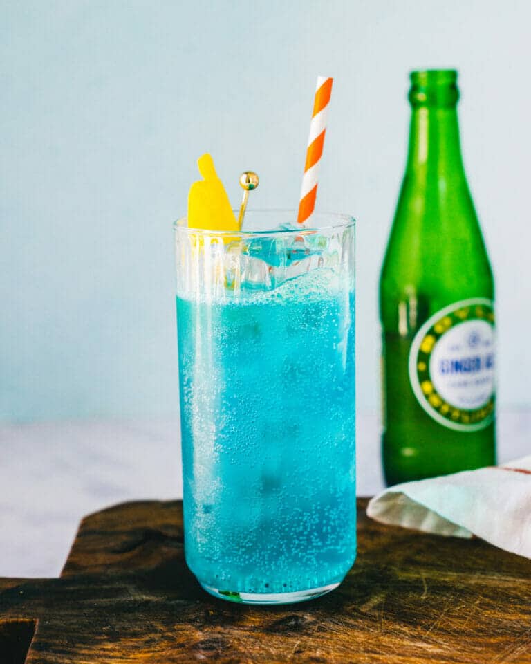 Blue Long Island Iced Tea – A Couple Cooks