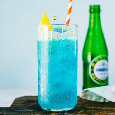 Blue Long Island Iced Tea – A Couple Cooks