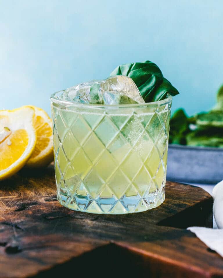 Gin Basil Smash (With Fresh Herbs!)