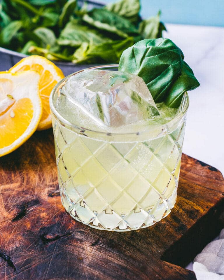 Gin Basil Smash (With Fresh Herbs!)