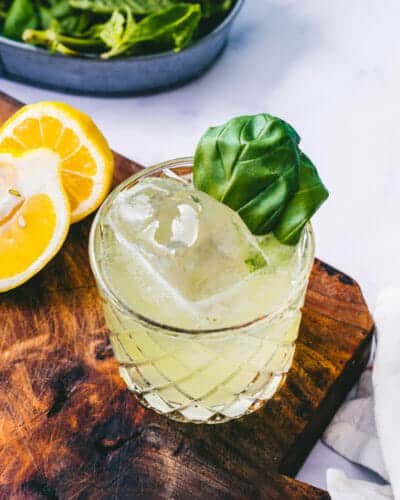 Gin Basil Smash (With Fresh Herbs!)