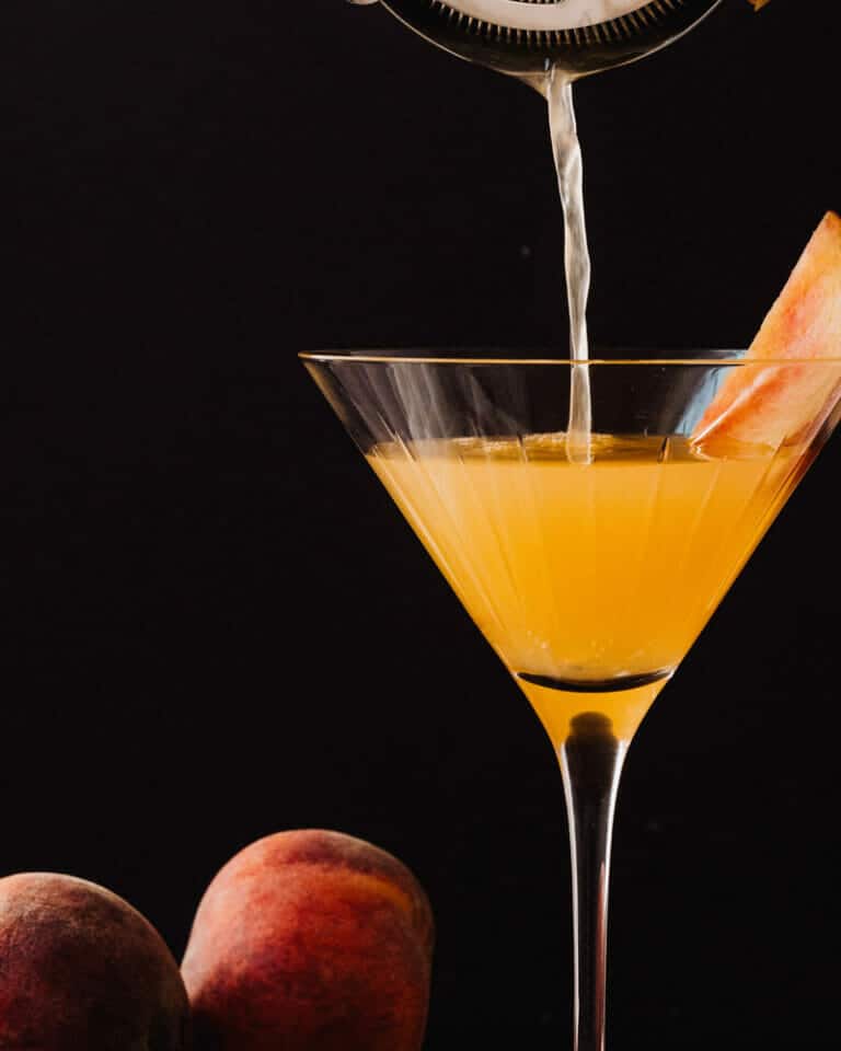 Perfect Peach Martini – A Couple Cooks