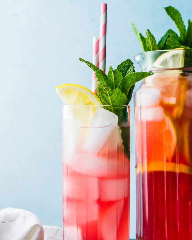 Fresh Pink Lemonade – A Couple Cooks