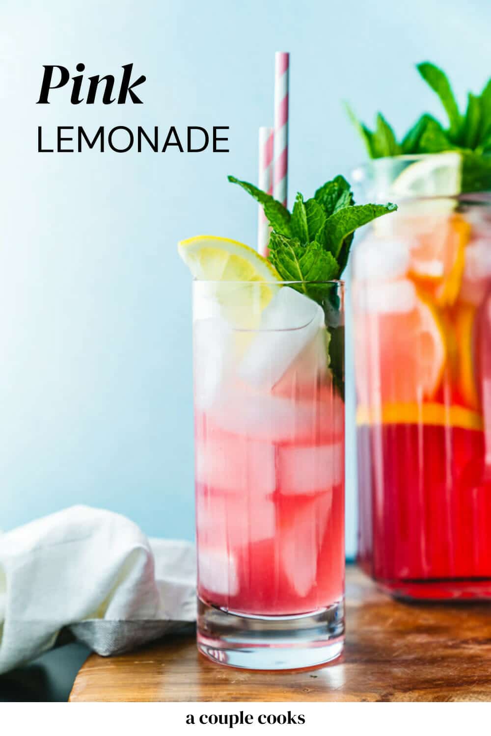 Fresh Pink Lemonade – A Couple Cooks