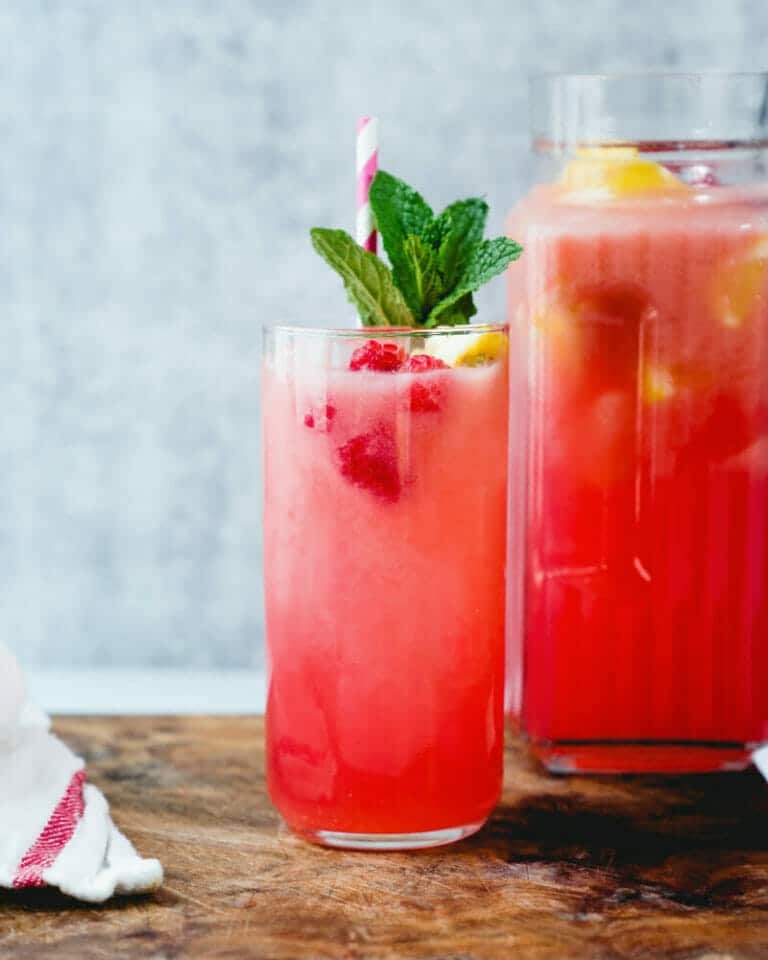 Easy Raspberry Lemonade – A Couple Cooks