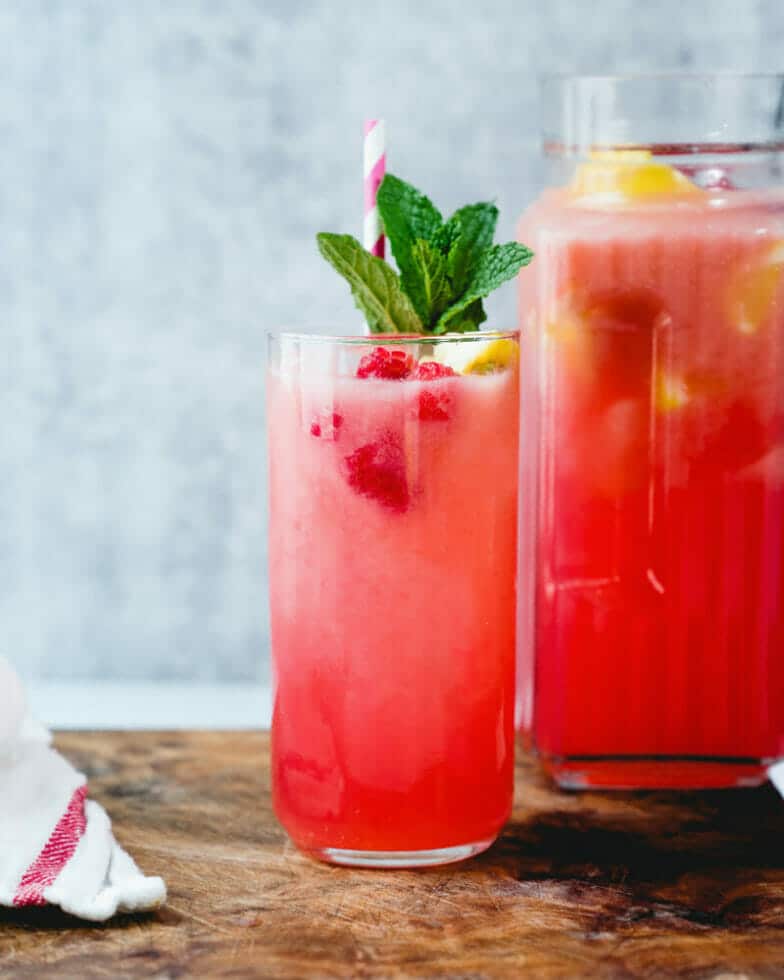 Easy Raspberry Lemonade – A Couple Cooks