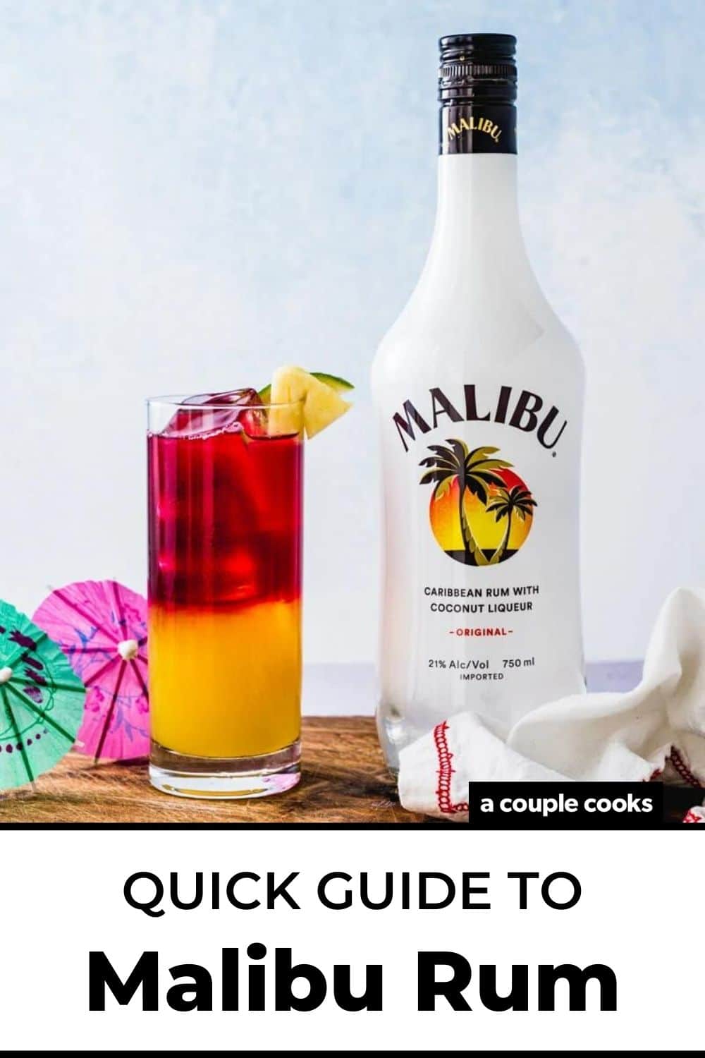 Quick Guide to Malibu Rum – A Couple Cooks