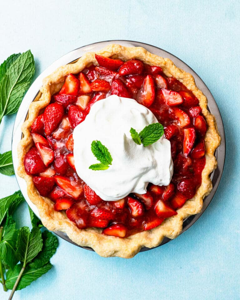 Fresh Strawberry Pie – A Couple Cooks