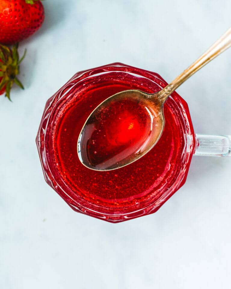 Strawberry Syrup Recipe – A Couple Cooks