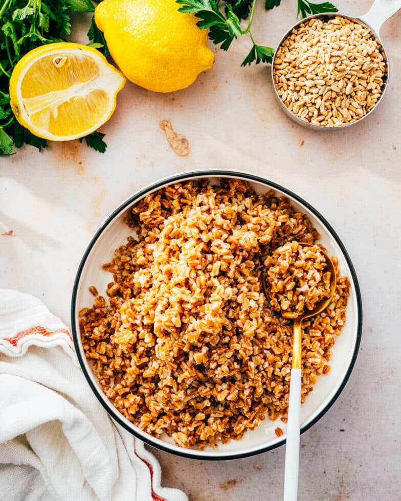 How to Cook Farro (Perfectly Chewy Grains Every Time)