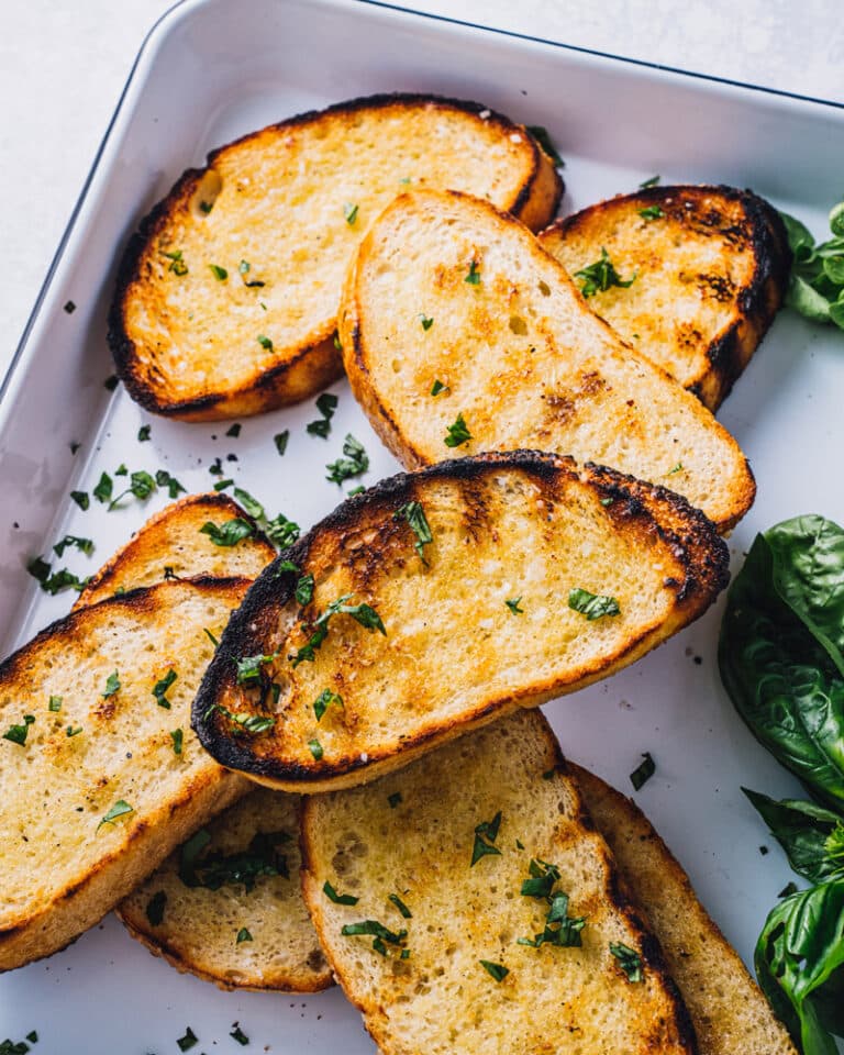 Grilled Bread (Garlic or Plain!) – A Couple Cooks