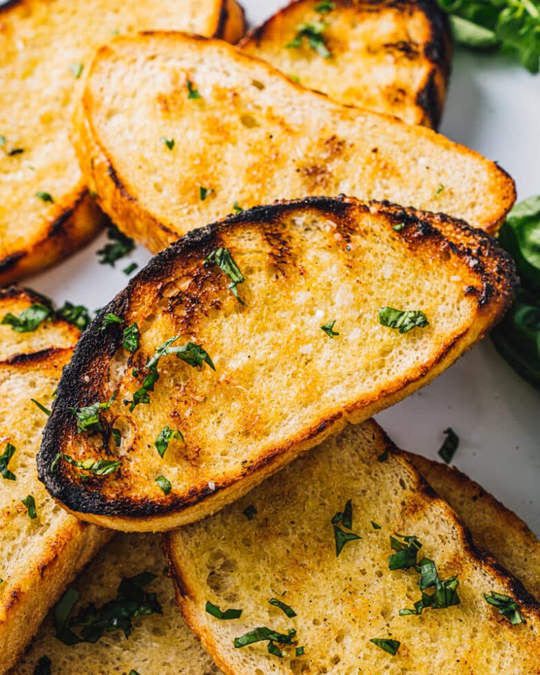 Grilled Bread (Garlic or Plain!) – A Couple Cooks
