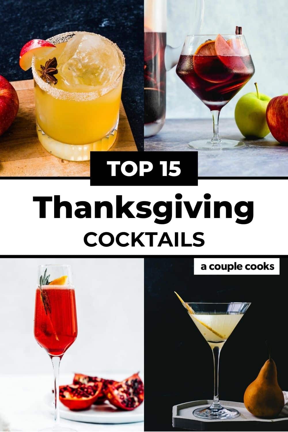 Top 20 Thanksgiving Cocktails – A Couple Cooks