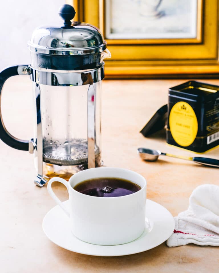 French Press Tea – A Couple Cooks