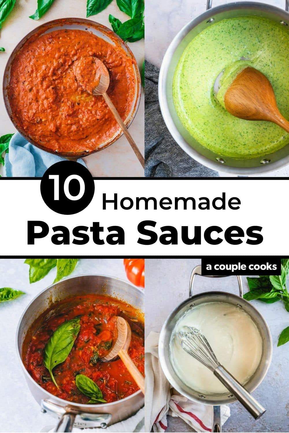 15 Homemade Pasta Sauce Recipes – A Couple Cooks