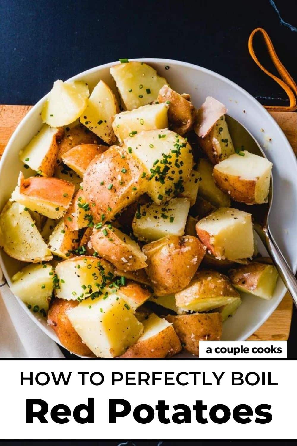 Boiled Red Potatoes with Herbs – A Couple Cooks
