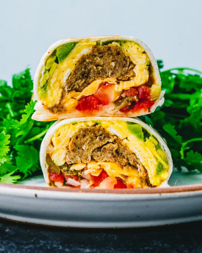Easy Breakfast Burrito – A Couple Cooks