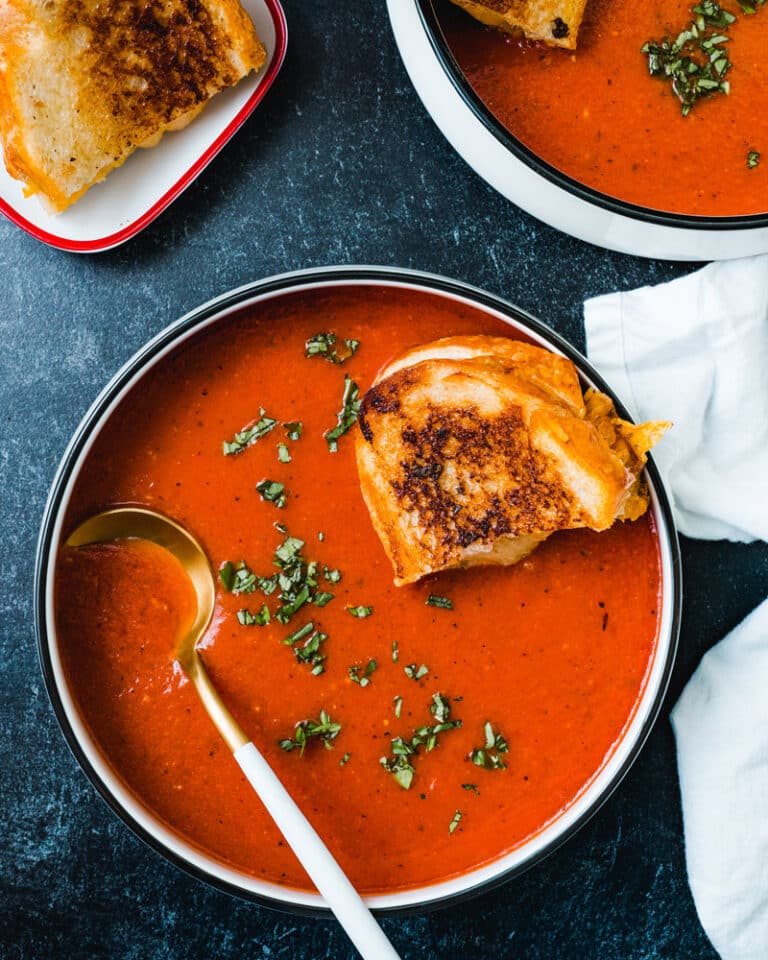 Grilled Cheese and Tomato Soup – A Couple Cooks