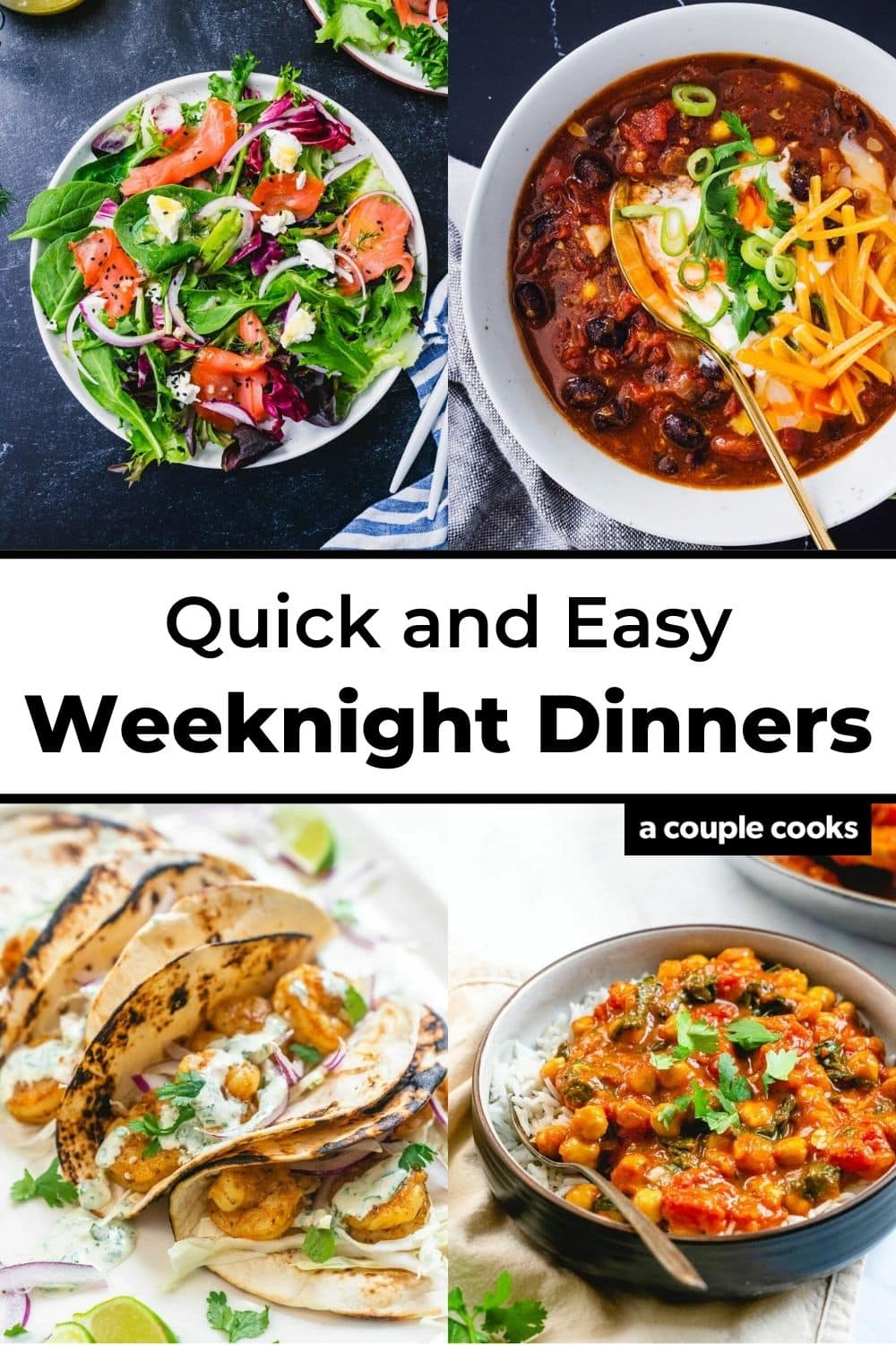 21 Easy Weeknight Dinners – A Couple Cooks