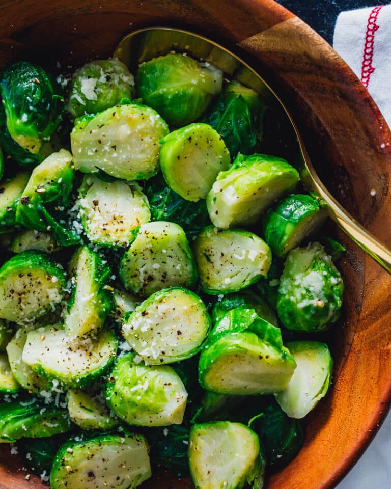Boiled Brussels Sprouts – A Couple Cooks