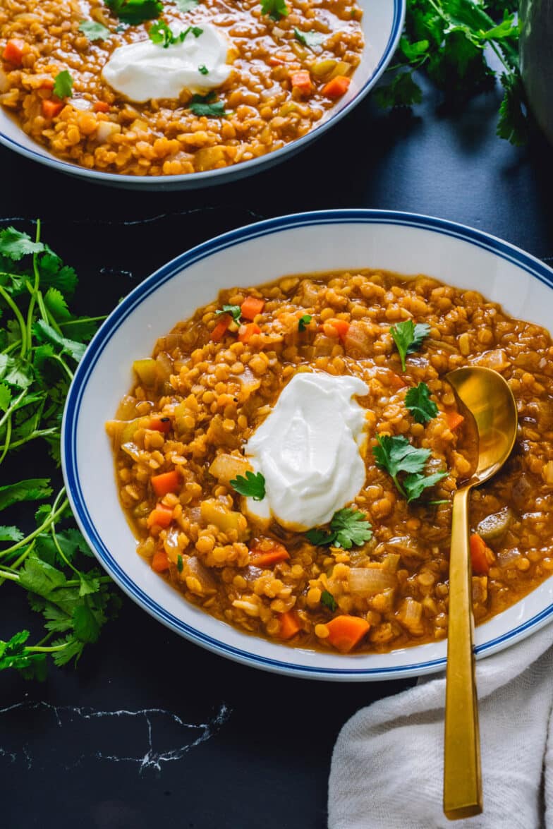 Simple Red Lentil Soup – A Couple Cooks