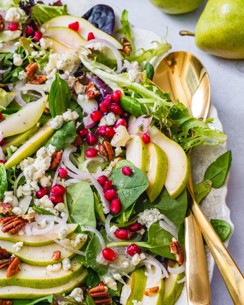 Pear Salad with Pecans – A Couple Cooks