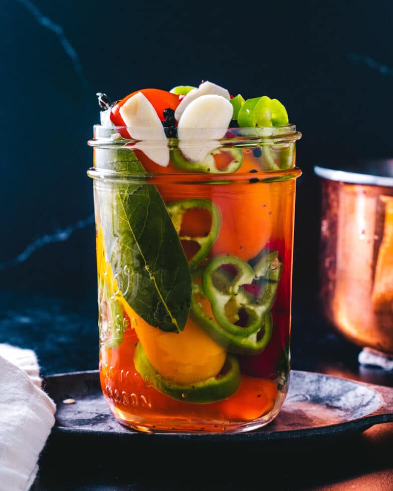 Easy Pickled Peppers – A Couple Cooks