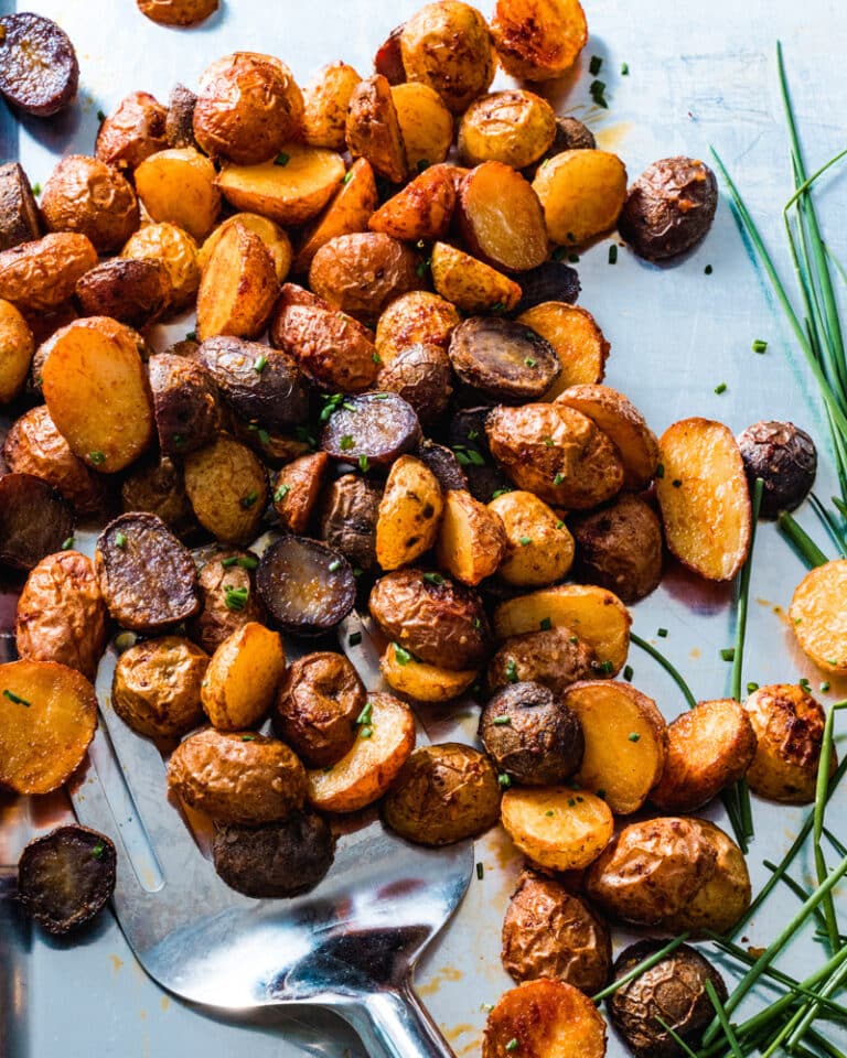 Roasted Mini Potatoes – A Couple Cooks