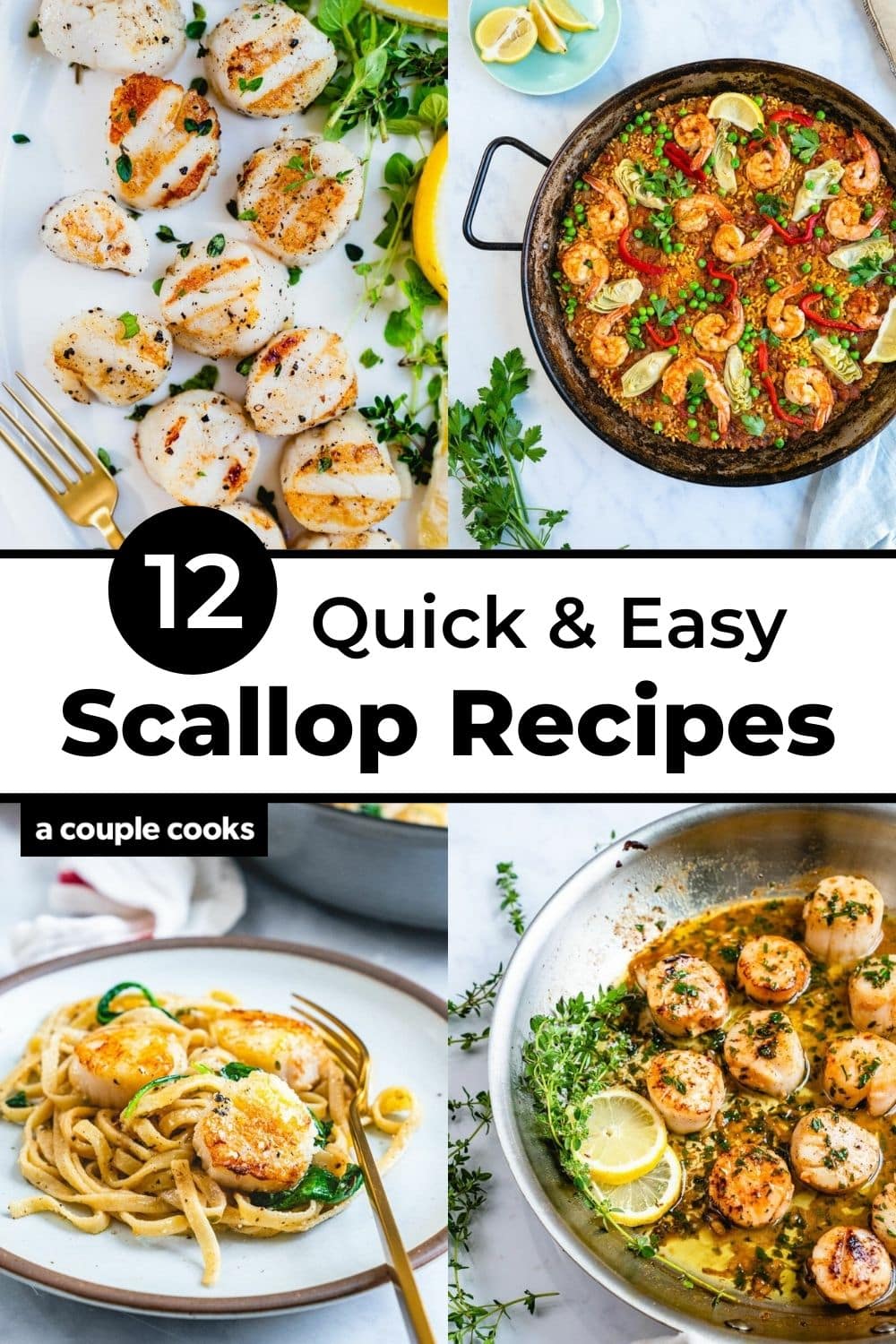 12 Easy Scallop Recipes – A Couple Cooks
