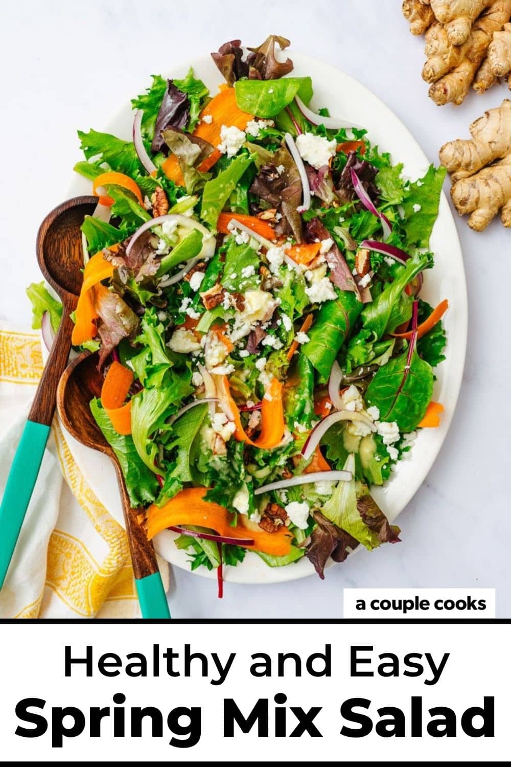 Simple Spring Mix Salad – A Couple Cooks