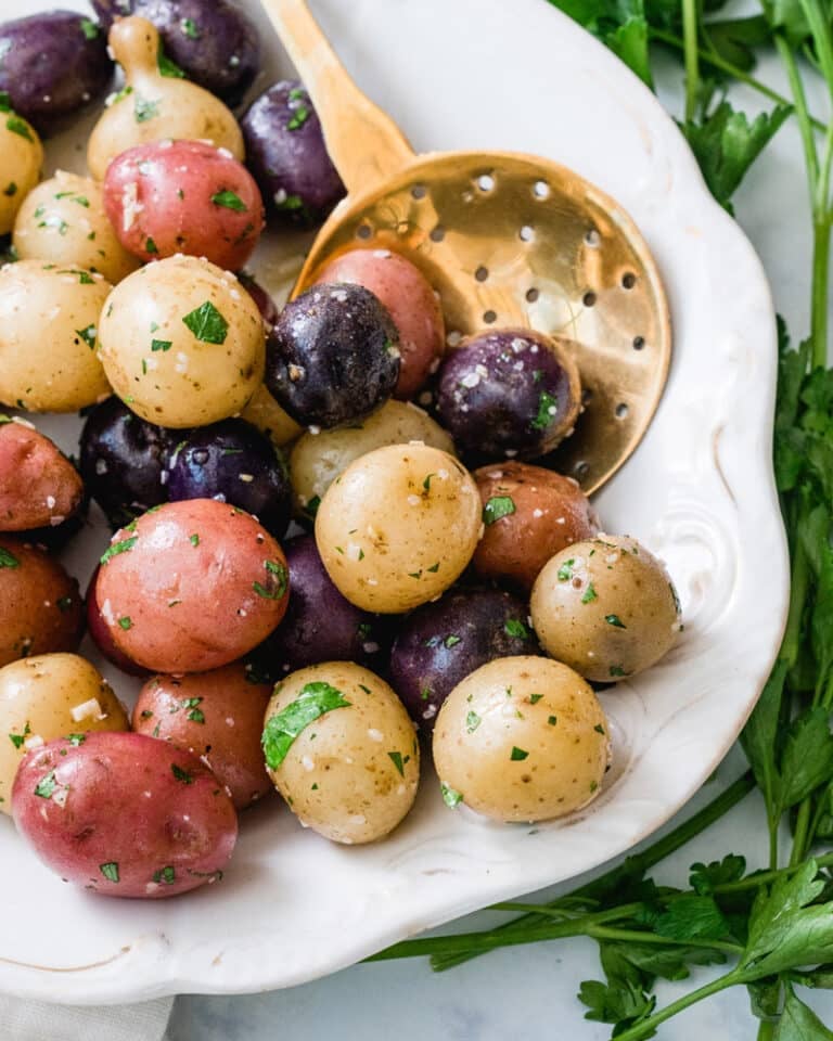 Steamed Potatoes – A Couple Cooks