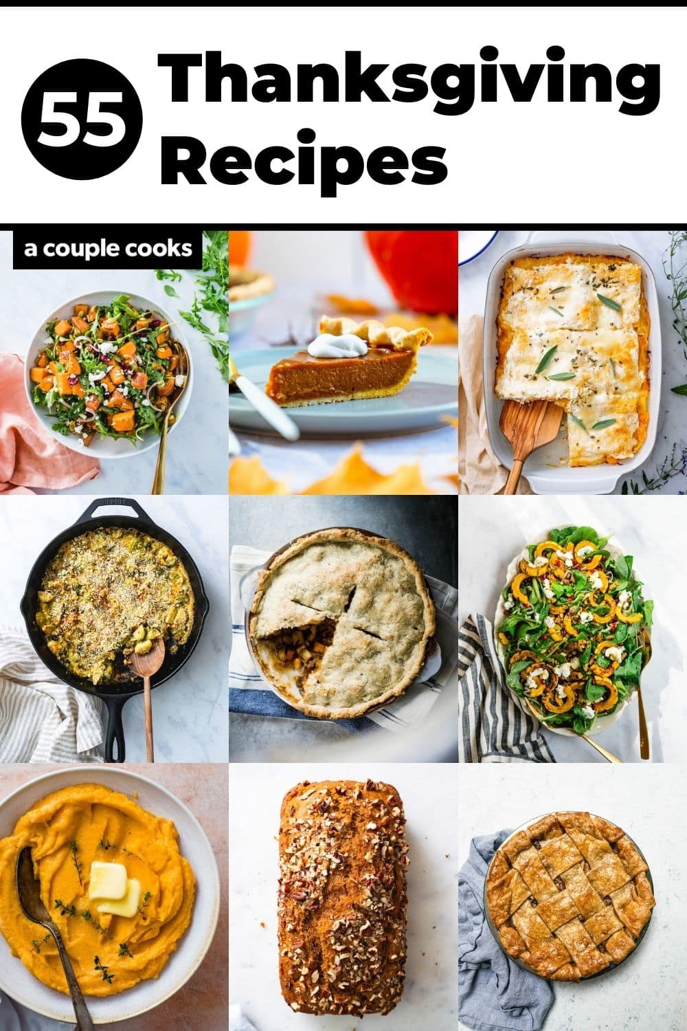 55 Best Thanksgiving Recipes (Sides to Dessert!) – A Couple Cooks