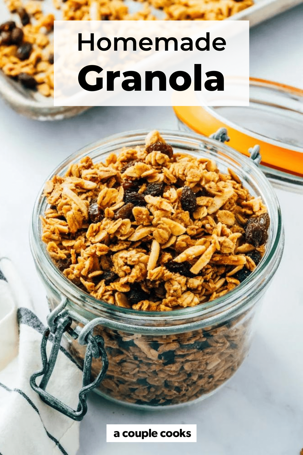 Homemade Granola Recipe – A Couple Cooks