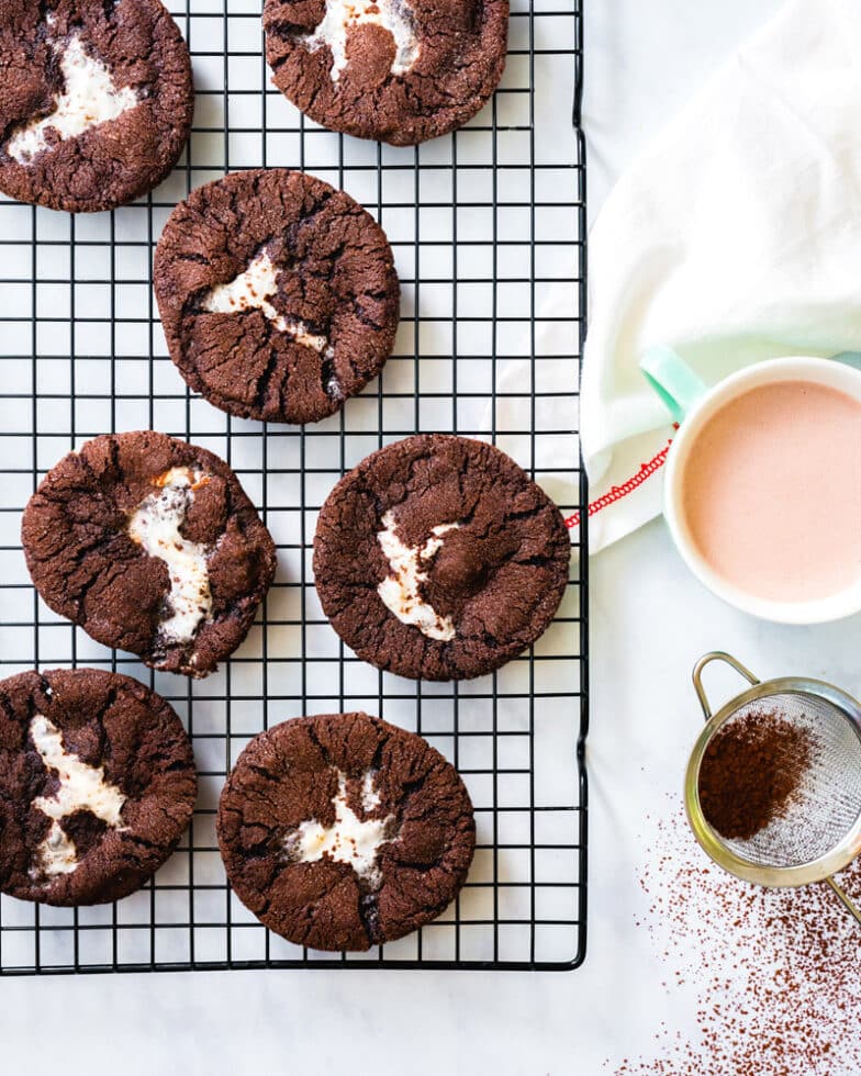 Hot Chocolate Cookies – A Couple Cooks