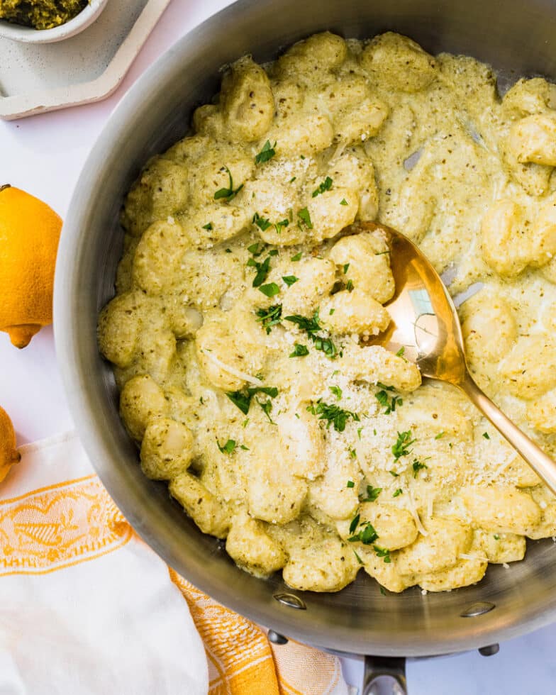 Pesto Gnocchi – A Couple Cooks