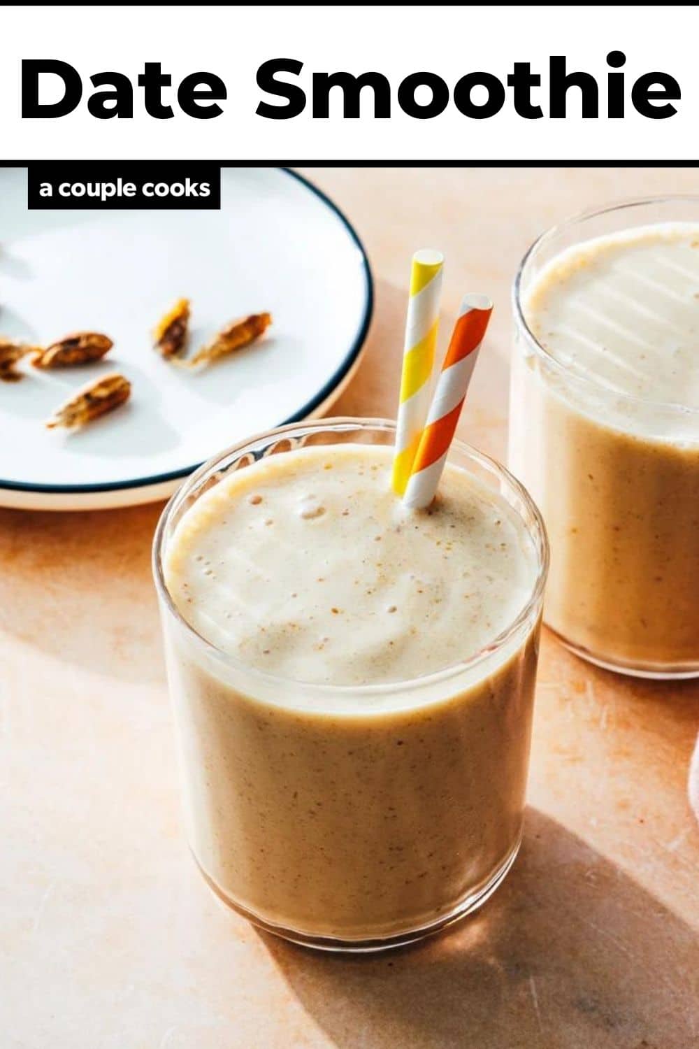 Vanilla Date Smoothie – A Couple Cooks