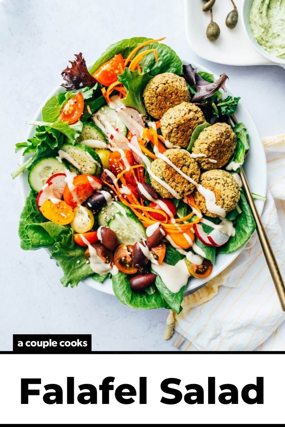 Falafel Salad – A Couple Cooks