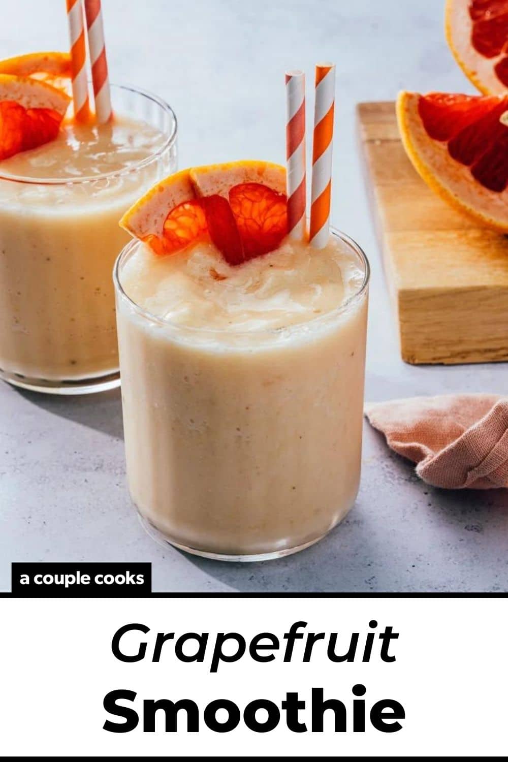 Grapefruit Smoothie – A Couple Cooks