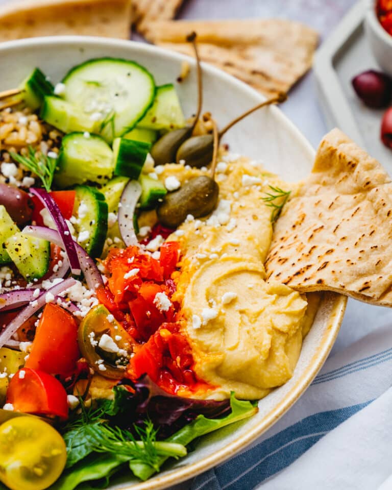 Quick Hummus Bowls – A Couple Cooks