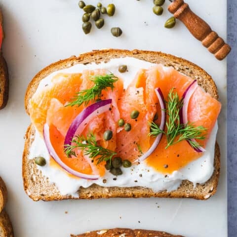 Smoked Salmon Toast – A Couple Cooks
