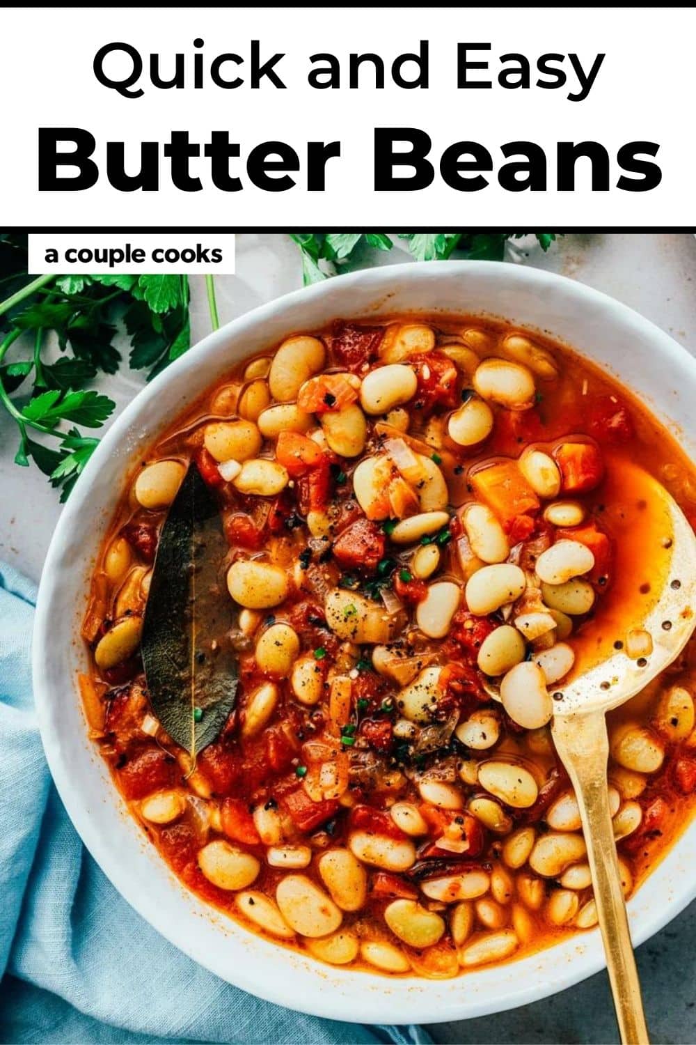 Easy Butter Beans – A Couple Cooks