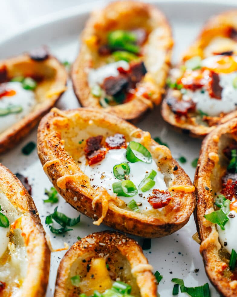 Loaded Potato Skins – A Couple Cooks