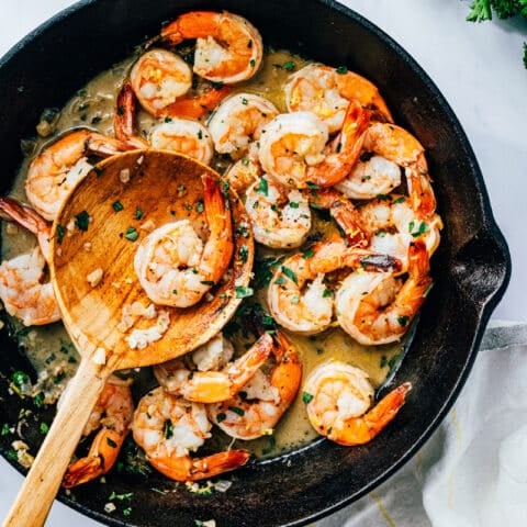 Creamy Shrimp Risotto – A Couple Cooks