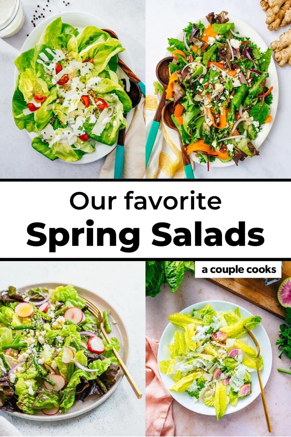 10 recetas de ensaladas de primavera - Oh-asis