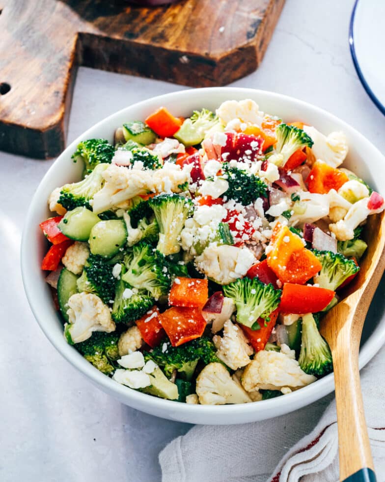 Easy Vegetable Salad – A Couple Cooks