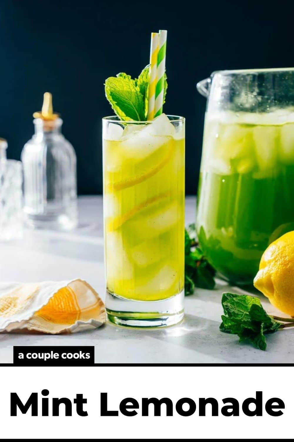 Mint Lemonade – A Couple Cooks