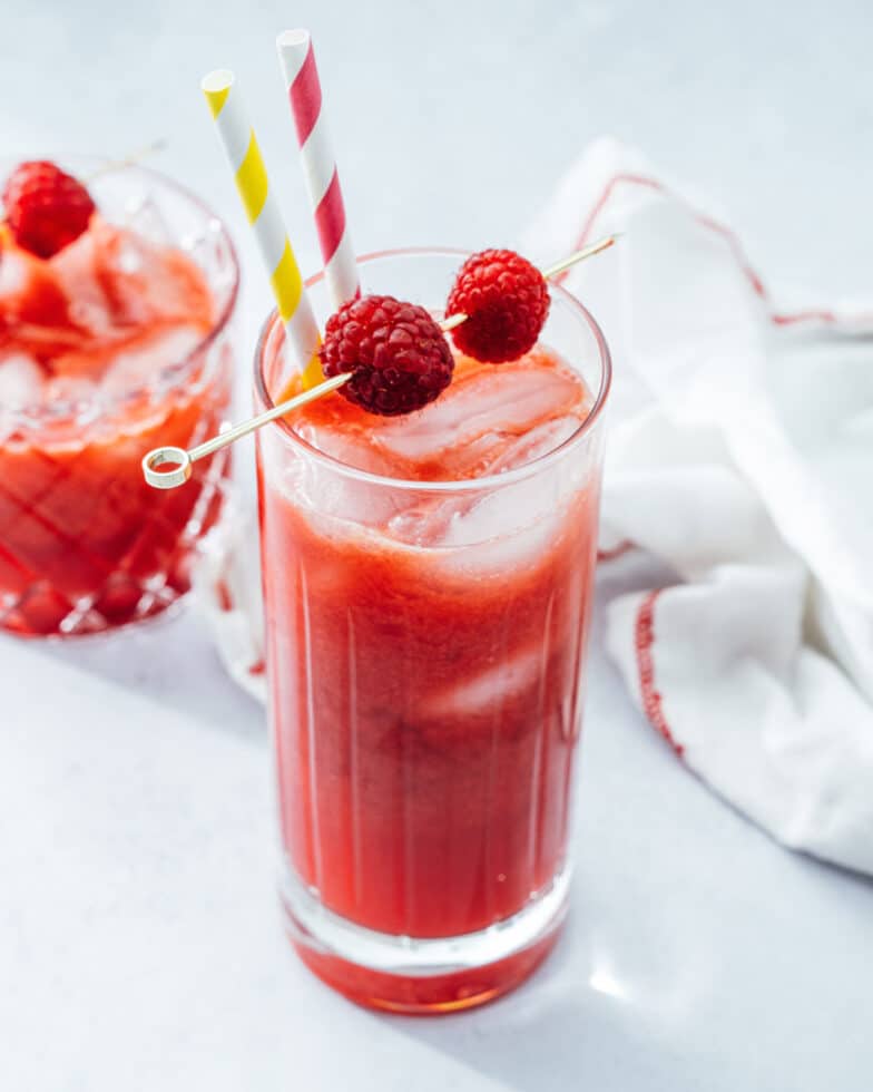 Raspberry Iced Tea – A Couple Cooks