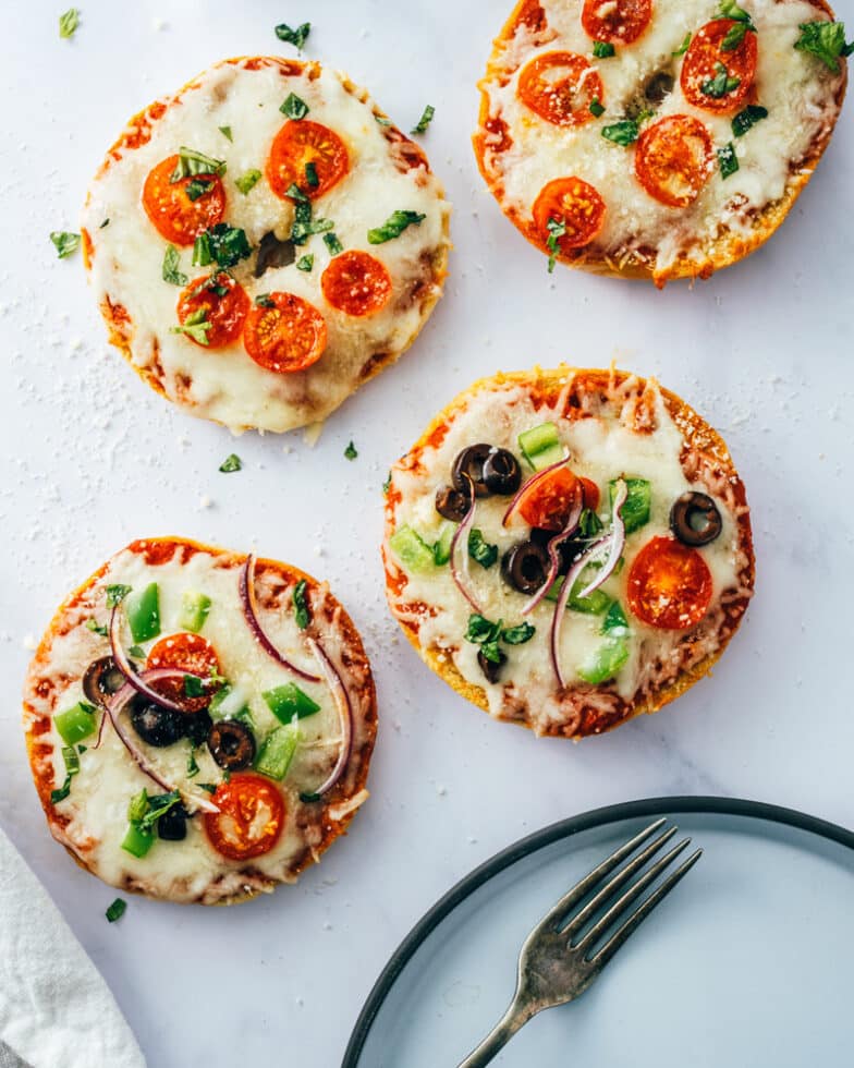 Pizza Bagels – A Couple Cooks